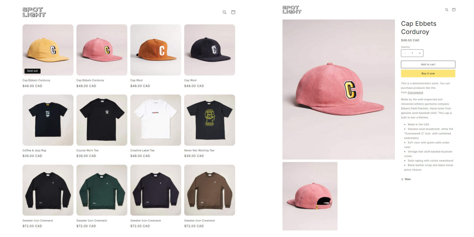 Spotlight Theme - A streamlined free Shopify theme - ShineApps