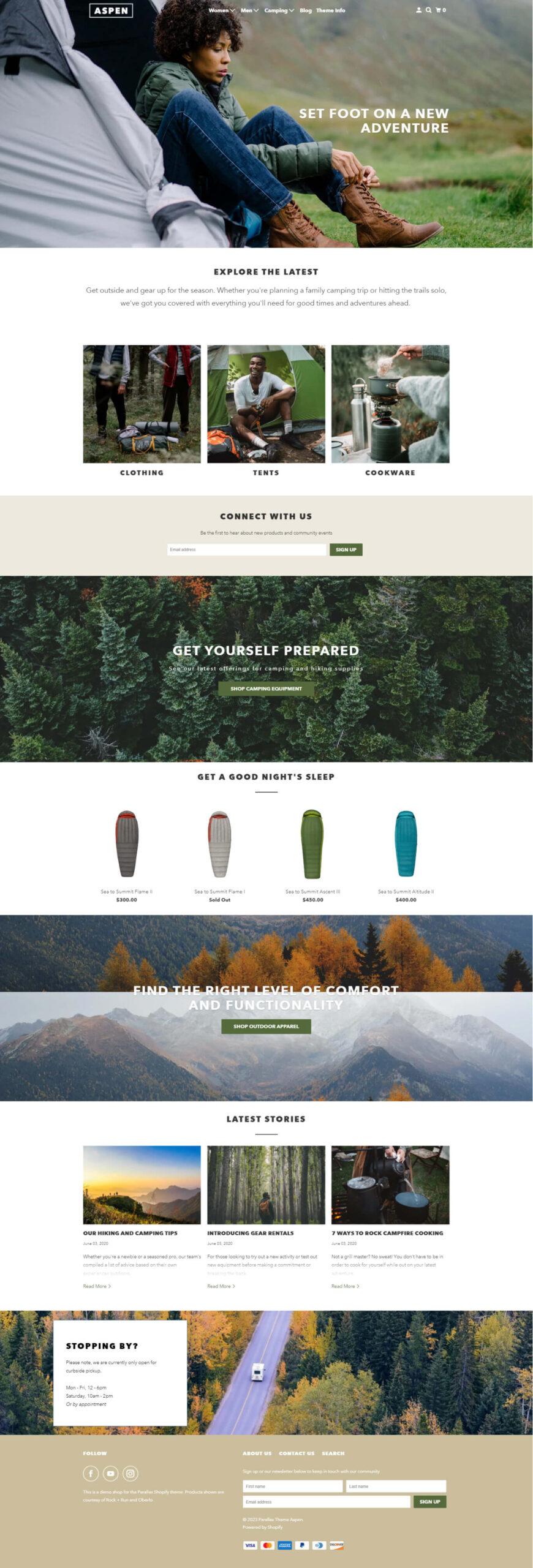 Parallax Theme - Enhance your brand’s style with a striking parallax scrolling effect - ShineApps