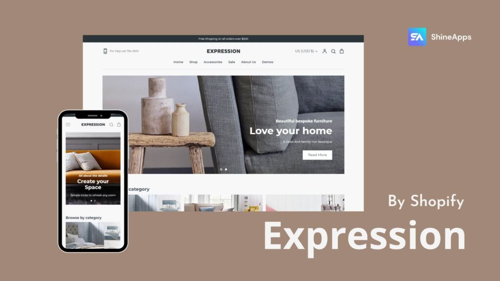 Expression Theme - Ideal for promotion-focused stores with large ...