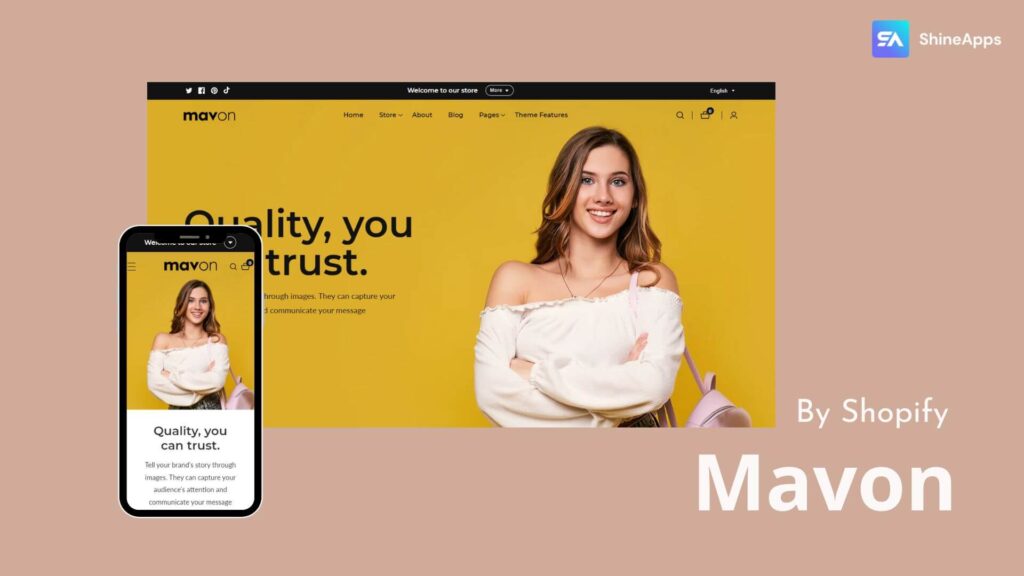 Mavon Theme - The Ultimate Solution for Shopify Store Owners - ShineApps