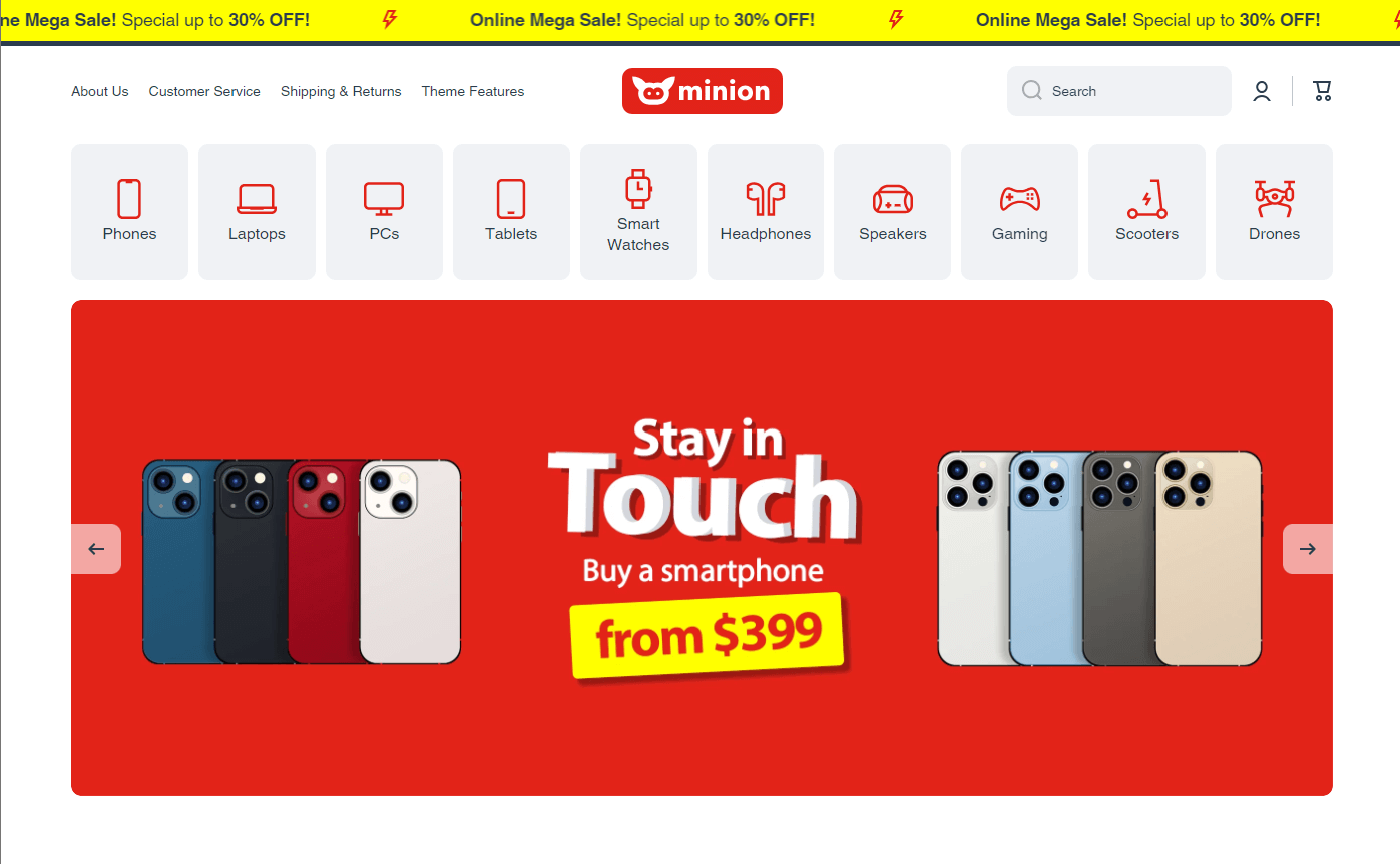 Minion Theme - Ideal for the pet industry with flexible features to fit ...
