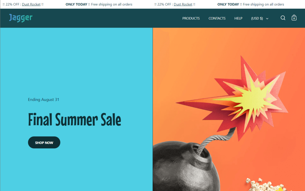 Split Theme - Great for visual brands with a story to tell - ShineApps
